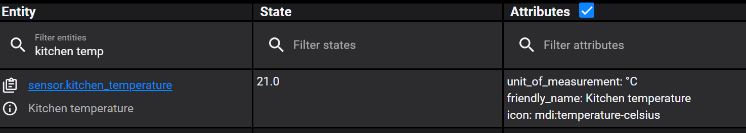 Template Sensor Not Showing Up In Area Card Configuration Home Assistant Community