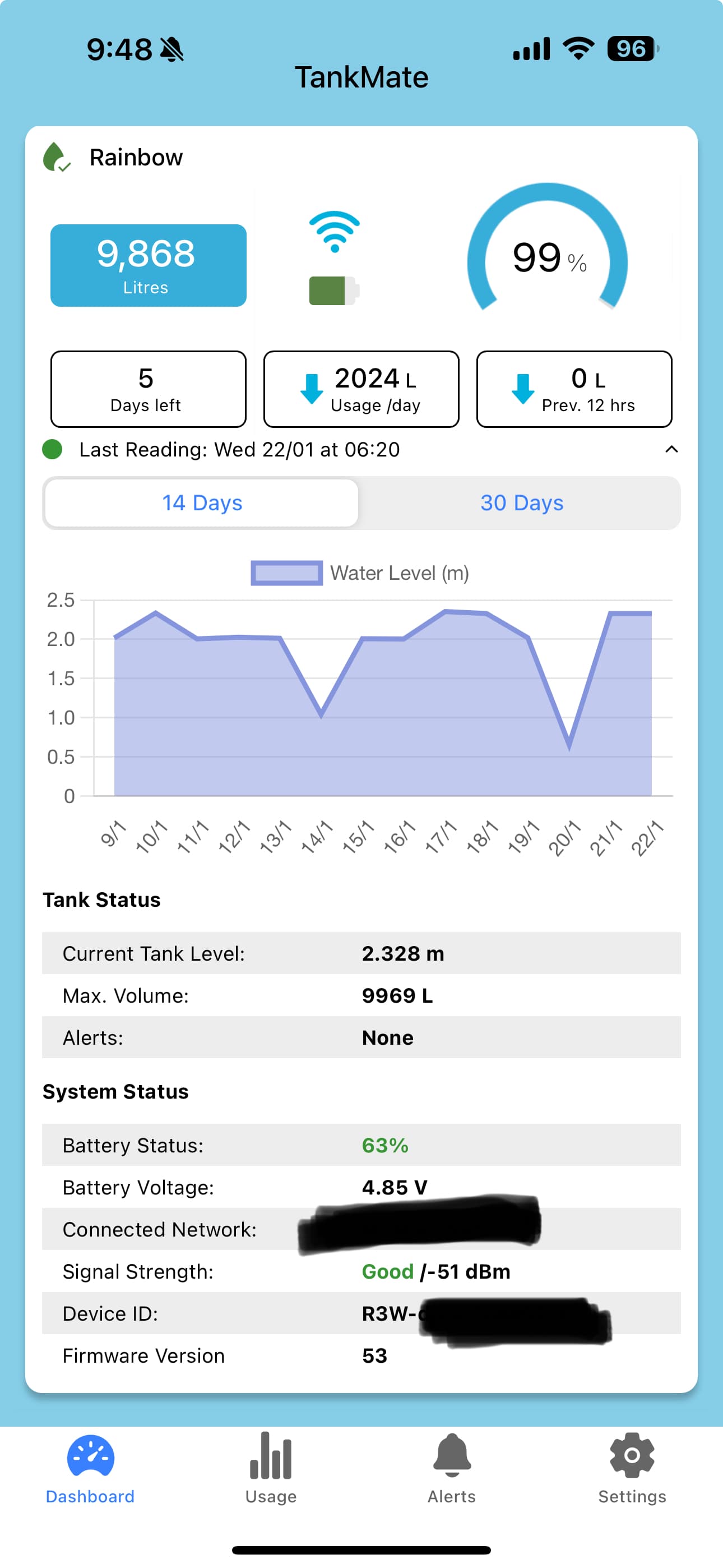 Tankmate tank level sensor - Third party integrations - Home Assistant Community