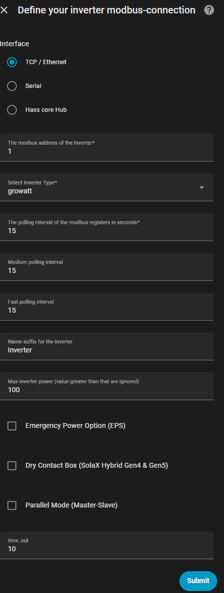 Growatt ShineWiFi-X with Solax-Modbus using esphome_modbus_bridge ...