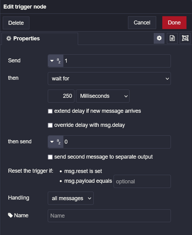 STOPTIMER node removed from Node Red 12; 5yrs+ since last update; Should I even be using it as I ...