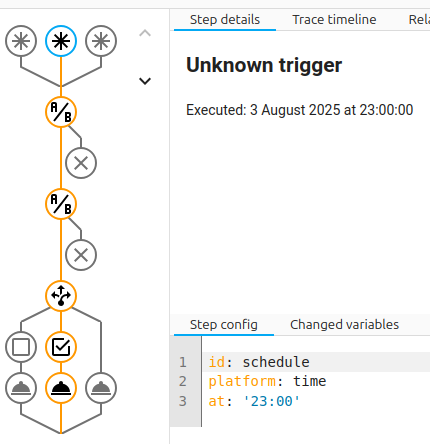 "Unknown trigger" in trace - Configuration - Home Assistant Community