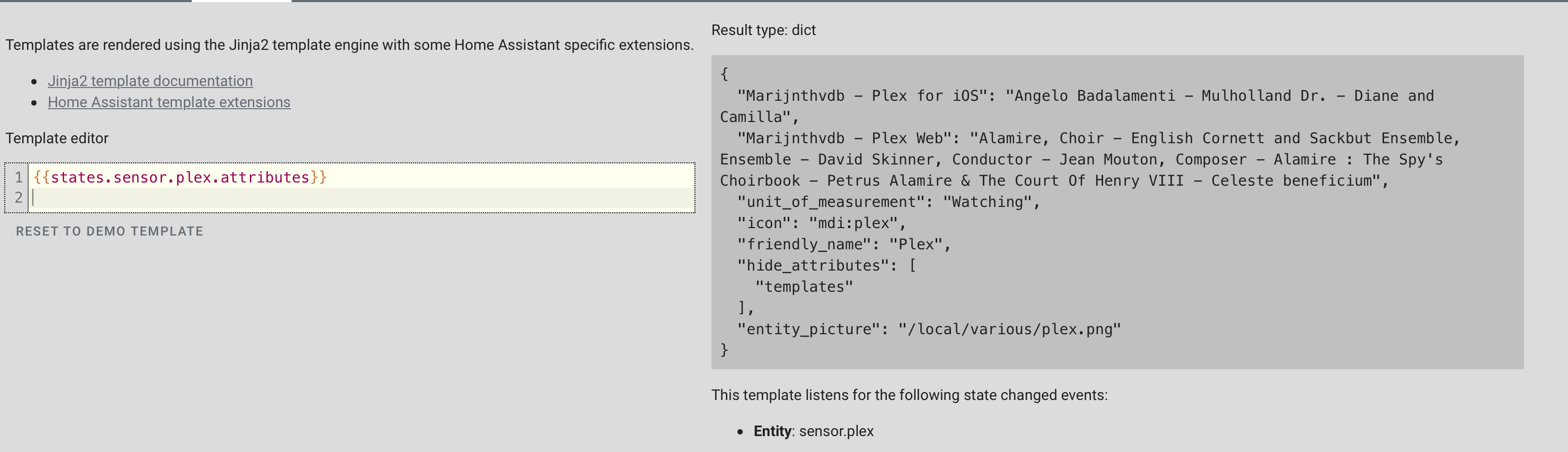 Break Out The Dict From Sensor Plex Do It Better Configuration Home Assistant Community