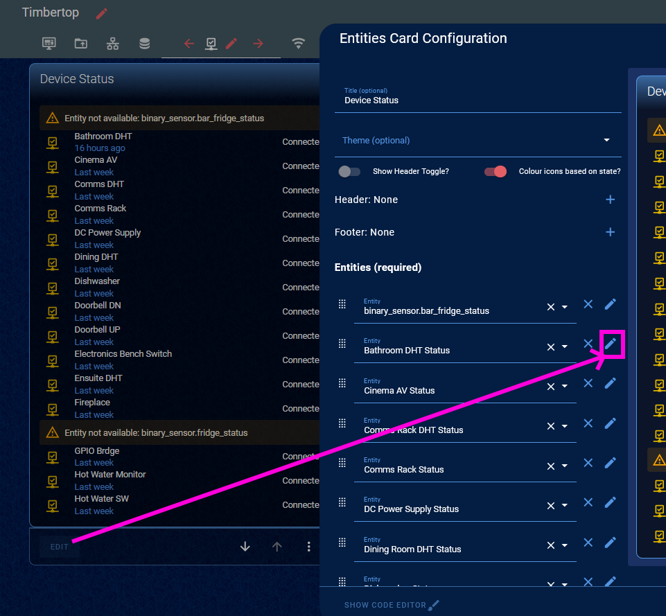 Changing the displayed name for Entities in Dashboard? - Frontend ...