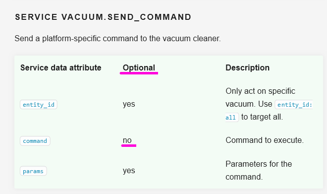 Vacuum Choice Action and Template not Working - Configuration - Home Assistant Community