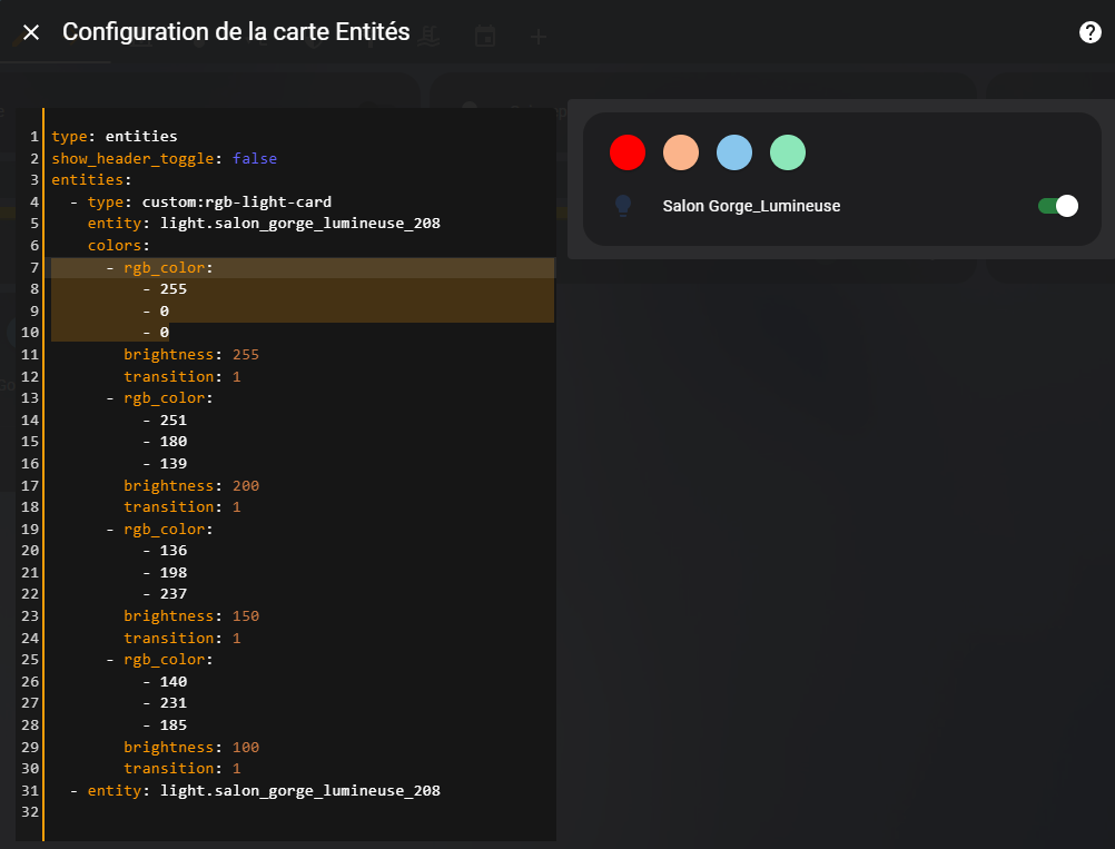 💡 Lovelace: RGB light card - Page 11 - Dashboards & Frontend - Home ...