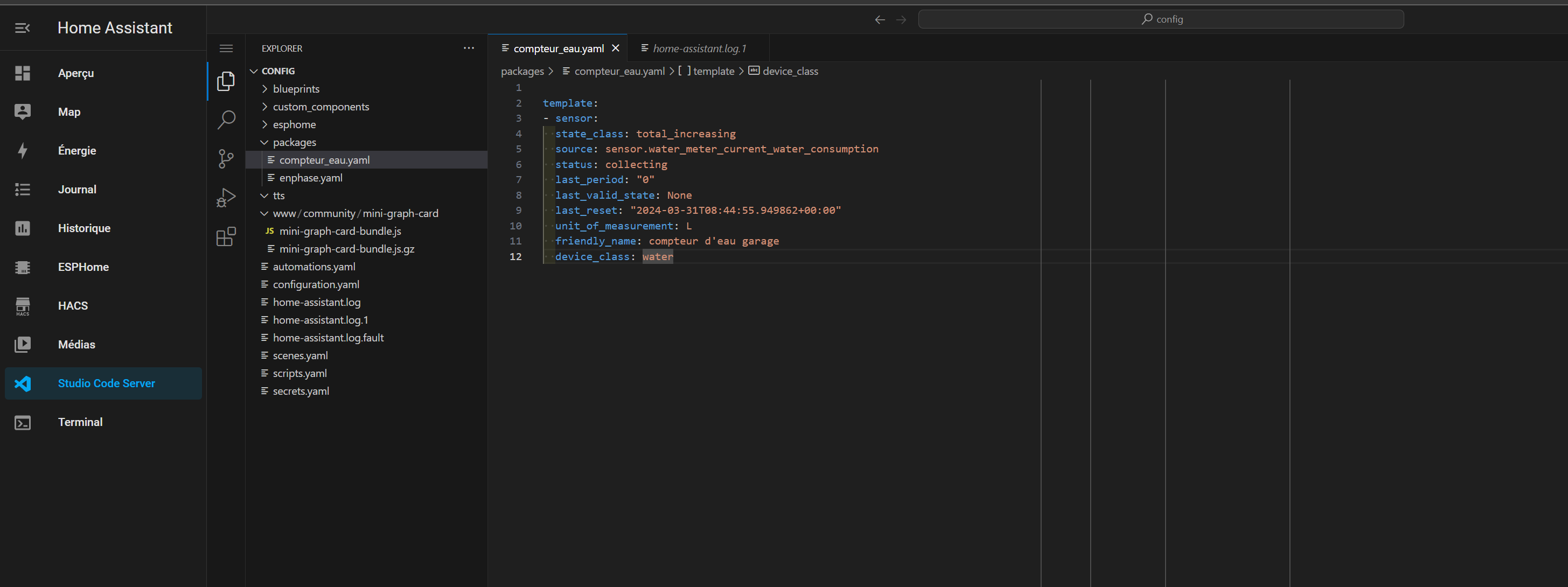 Device class on counter - Configuration - Home Assistant Community