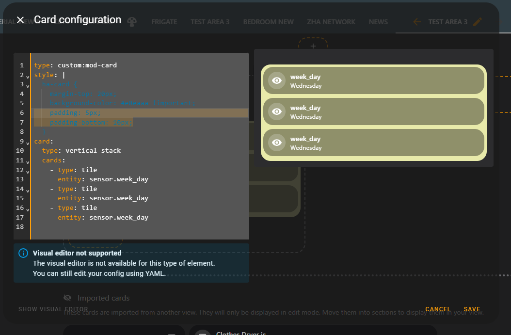 WTH I can't specify a background color per section? - Month of "What ...