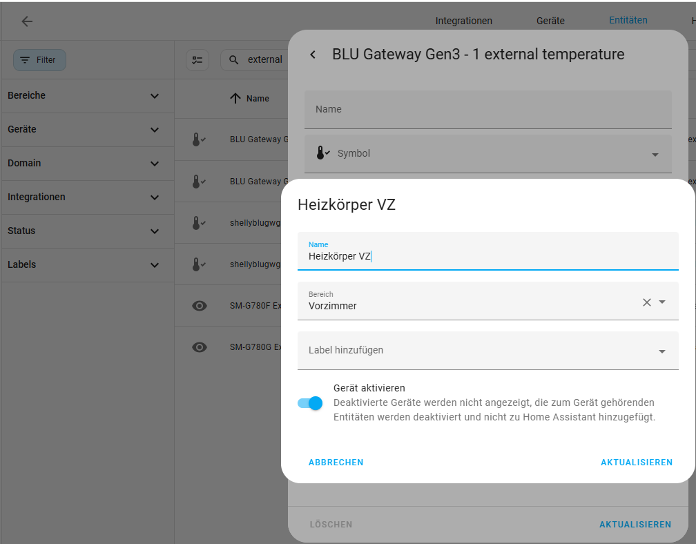 Resolved Shelly Blu Trv External Temperature Entity Is Not Part Of The Device Hardware