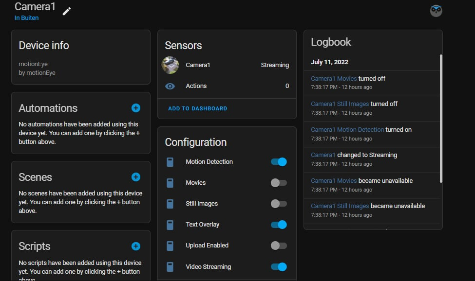 Node-RED Camera Snapshot with Telegram (snapshot wrong camera) - Node ...