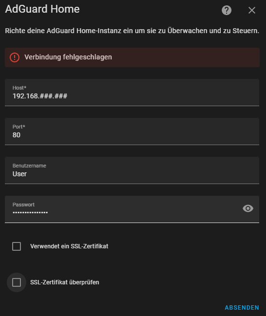 AdGuard Home integration set-up - Third party integrations - Home ...