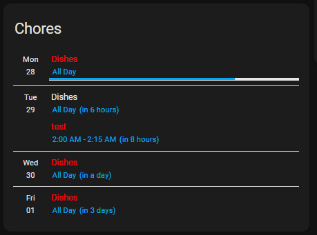 Lovelace: Advanced calendar card - Page 22 - Dashboards & Frontend ...