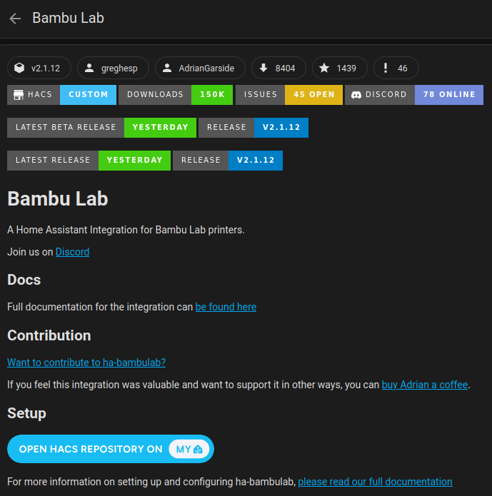 Bambu_lab integration making sensors in local language according to ...