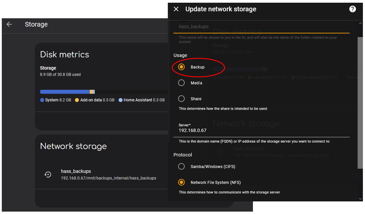 How to monitor network drives that are added as storage in Home ...
