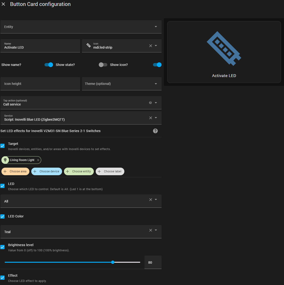[Z2M] Inovelli Blue Series Switch LED Notification Script (VZM31-SN ...