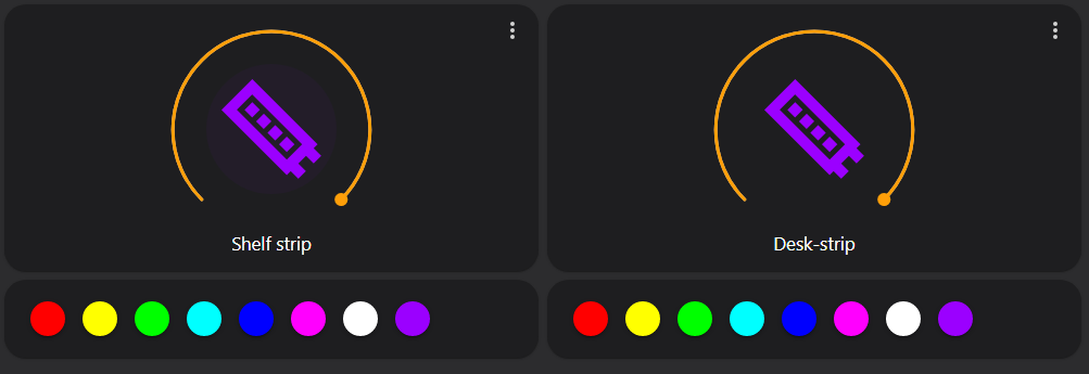 Add color value from color wheel to saved colors - Configuration - Home ...