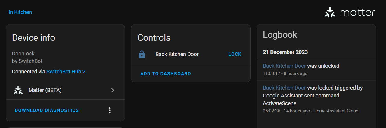 Switchbot lock integration not working - getting Unknown error ...
