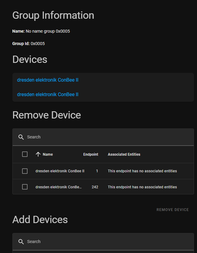 Conbee Ii Integration Groups Home Assistant Community