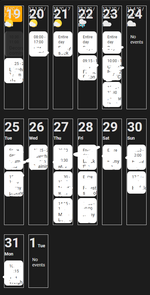 DIY Family Calendar (Skylight) - Page 2 - Dashboards & Frontend - Home ...