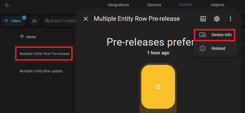 Wth Cant I See A Device Name Or Id Under Config Entities Month Of What The Heck Home
