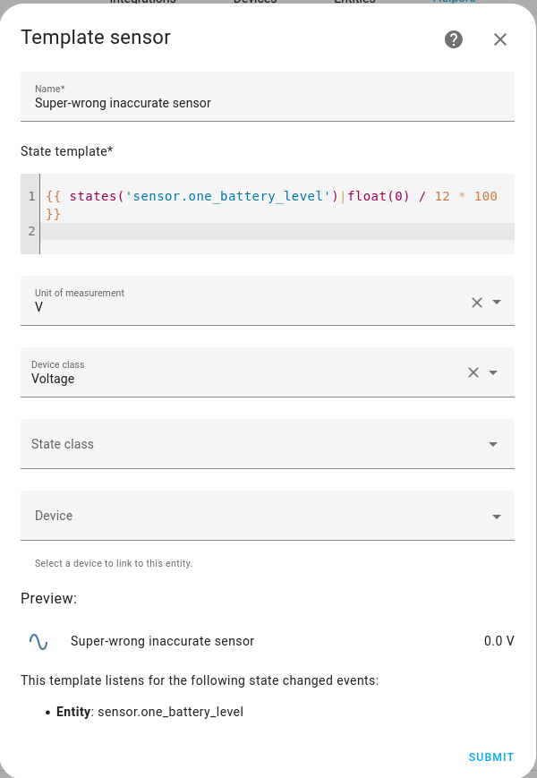 Converting Percentage To Value Configuration Home Assistant Community
