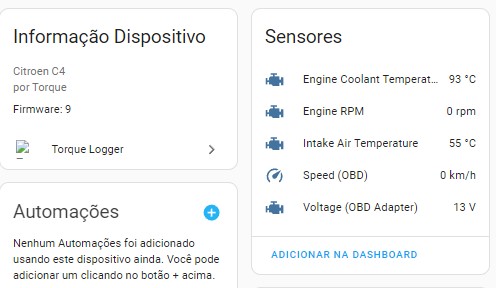 How to make native Torque integration work in Home Assistant - Page 4 ...