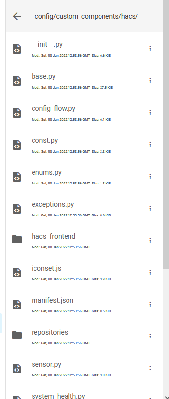 HACS installed via script, but not vissible in addons/integrations list ...