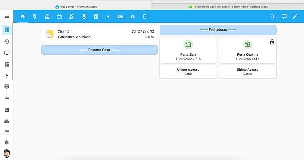Missing information / Blank sensors on browser - Frontend - Home ...