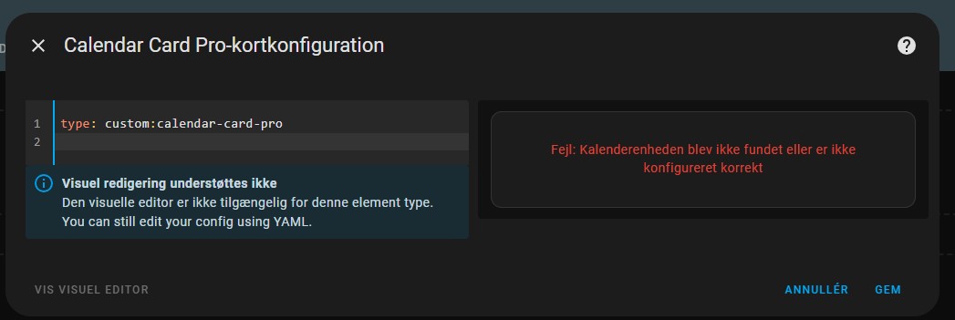 Calendar Card Pro - A beautiful, high-performance calendar card for ...