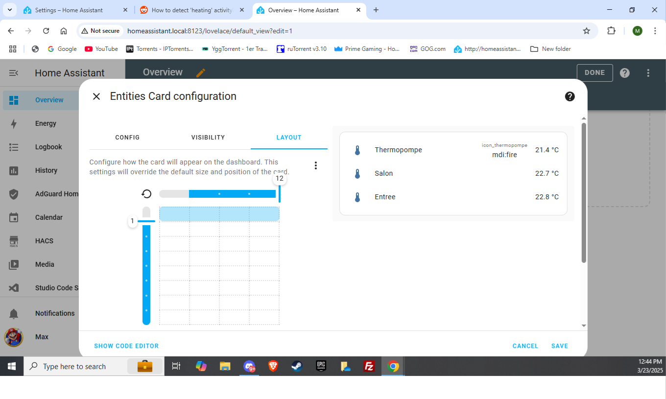 Lovelace Multiple Entity Row Page 24 Dashboards And Frontend Home Assistant Community