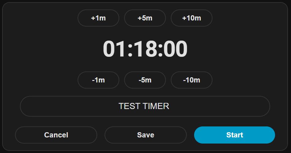 Simple Timer Card - a clean way to track timers in Home Assistant ...
