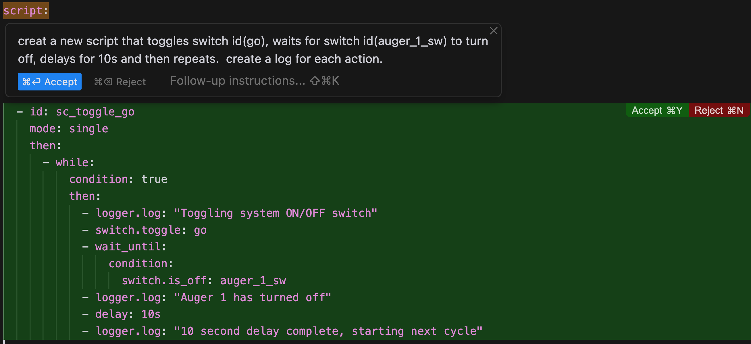 Using Cursor AI as a coding assistant for ESPHome *Game Changer* - esphome - Home Assistant ...