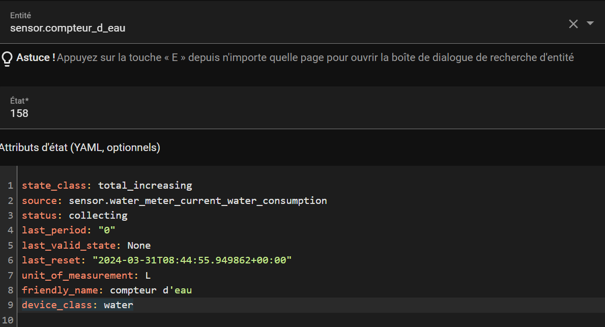 Device class on counter - Configuration - Home Assistant Community