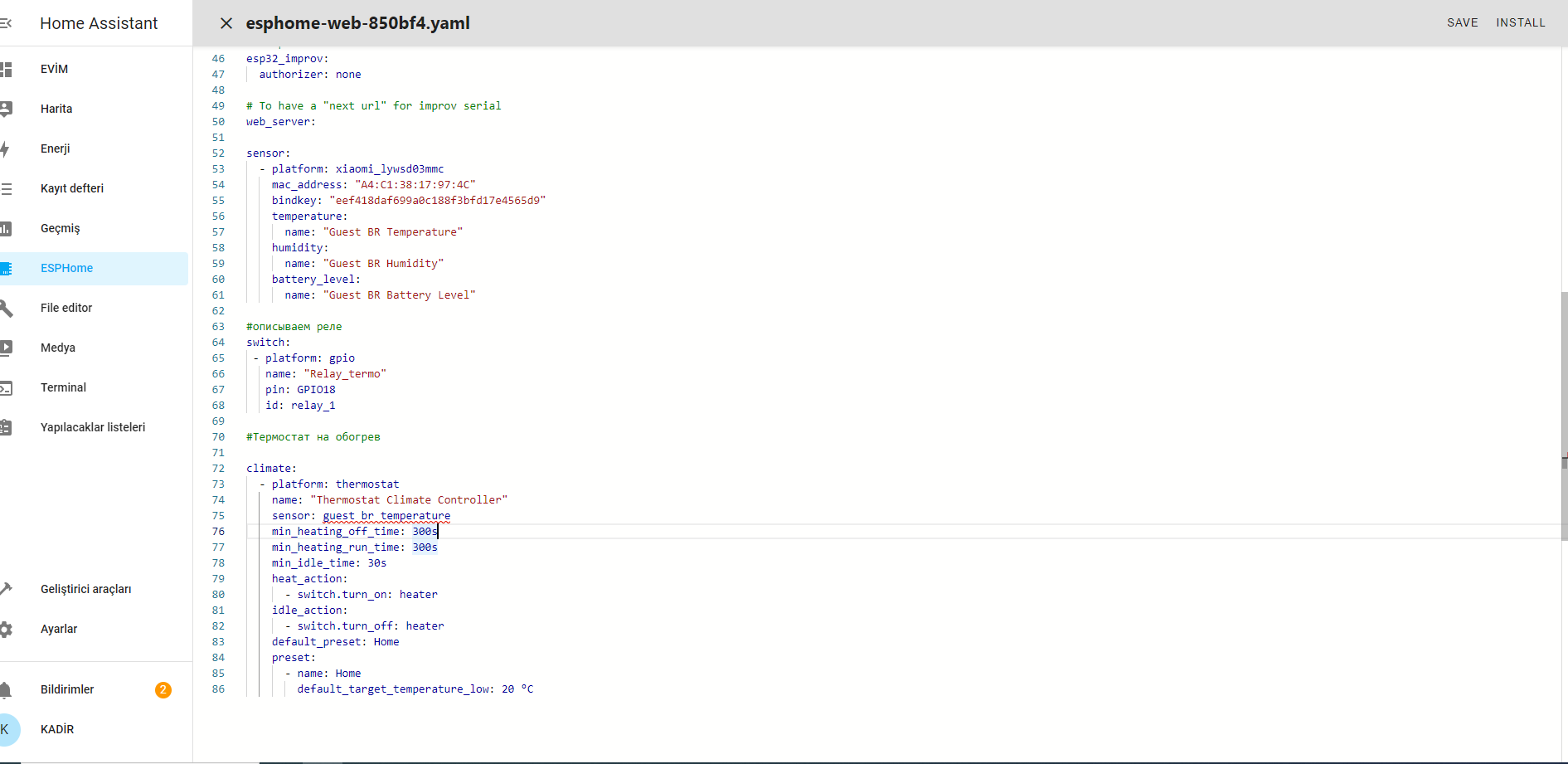 Esp32 Bluetooth Proxy Ble Monitor Integration Lywsd03mmc Esphome Home Assistant Community