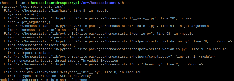 Can't run after install - Home Assistant Community