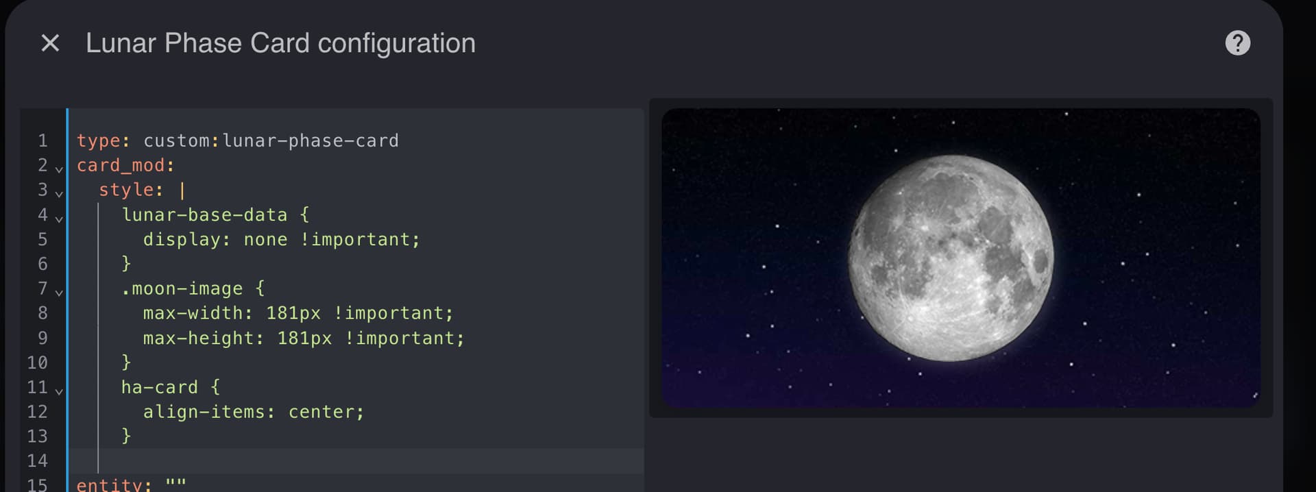 🌘 Lunar Phase Integration for Home Assistant - Page 4 - Custom ...