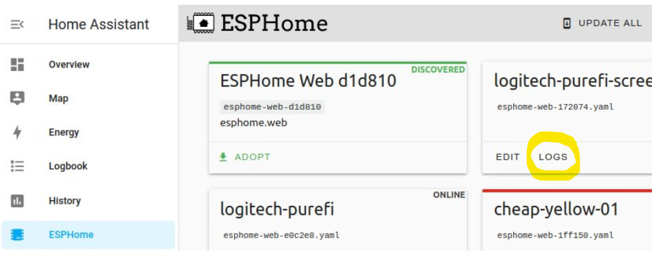 Warning: [ledc.output:109]: LEDC output hasn't been initialized yet! - ESPHome - Home Assistant ...