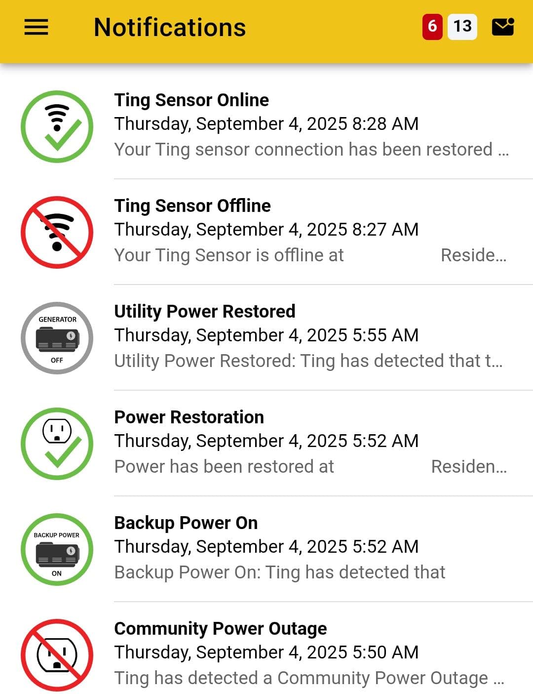 How can I send a notification after a power outage? - Configuration ...