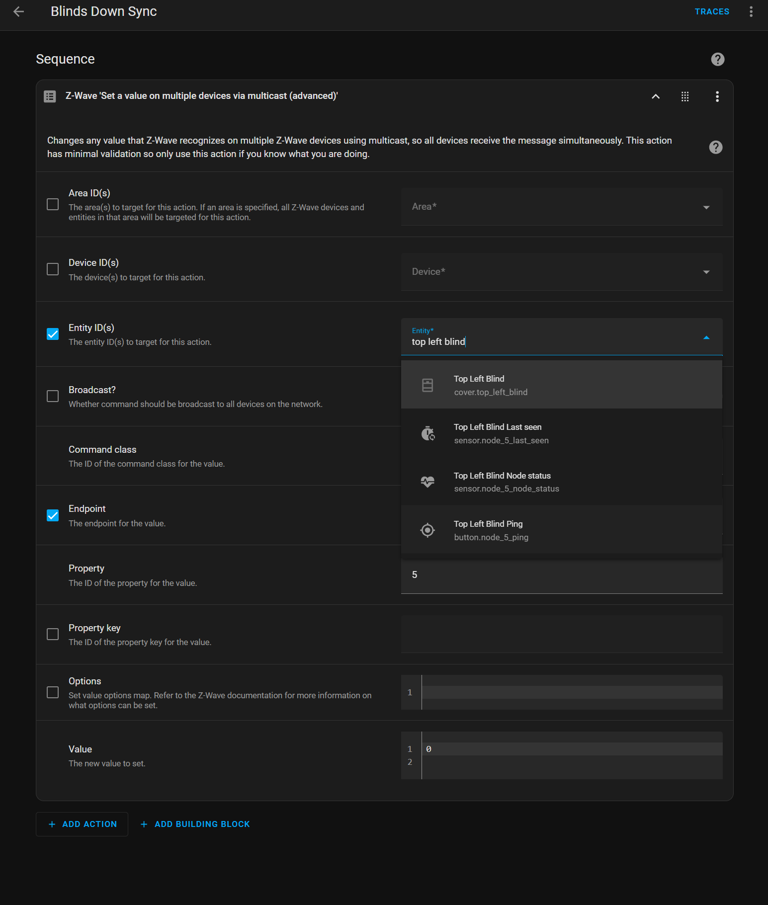 WTH why isn't there an easy to use zwave multicast for turning on/off lights and switches ...