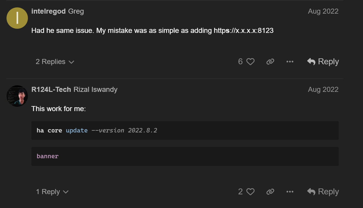 Unable To Access Ha Using Homeassistant Local 8123 Configuration Home Assistant Community
