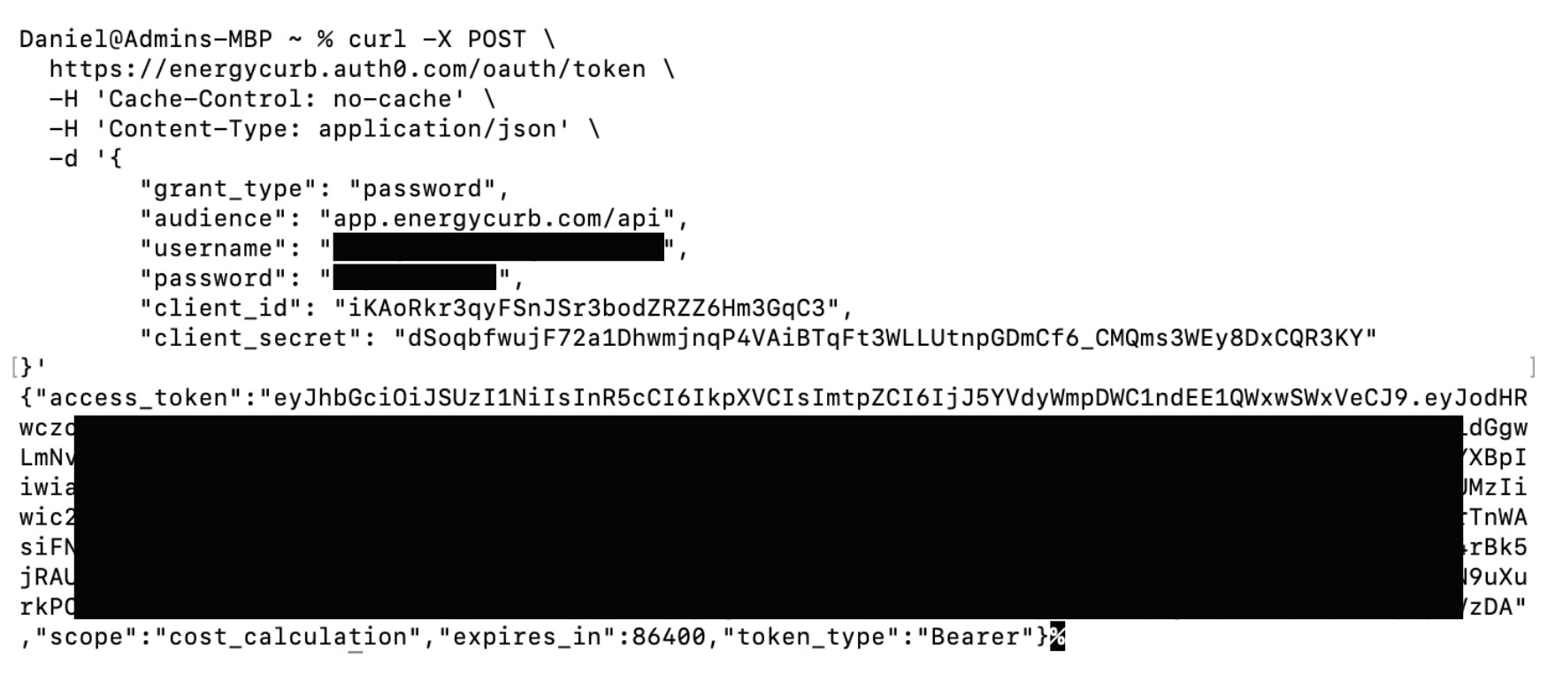 Creating Sensors And Filtering Specific Json Value From Curb Energy Api