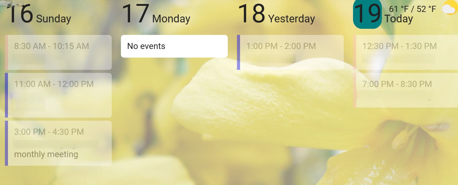 Family calendar - Page 12 - Dashboards & Frontend - Home Assistant ...