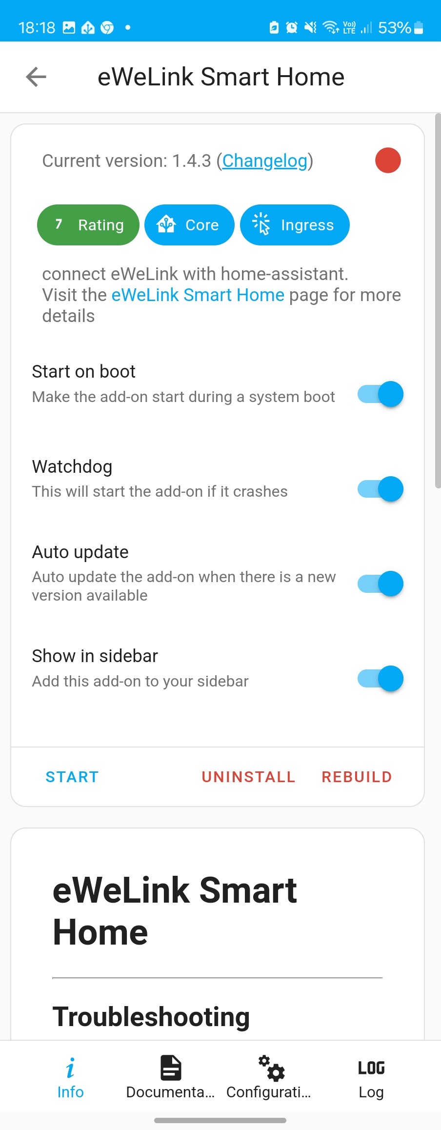 Ewelink stopped working - Third party integrations - Home Assistant Community
