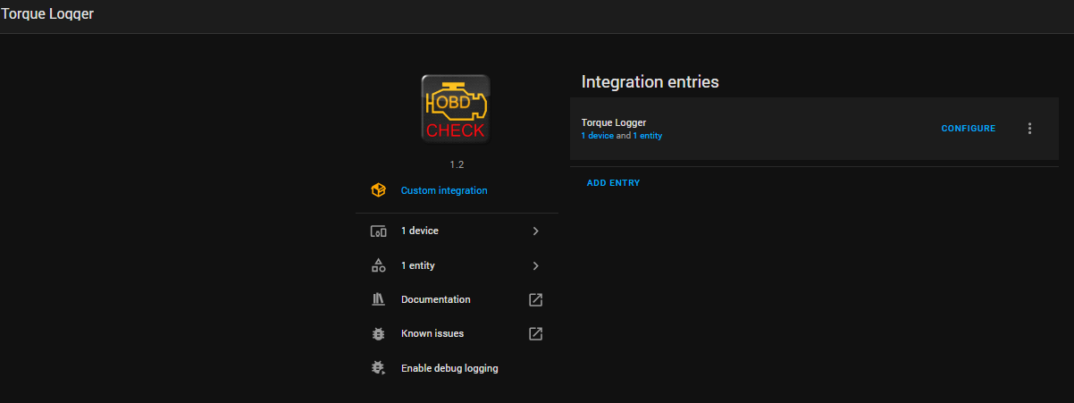How to make native Torque integration work in Home Assistant - Page 6 ...