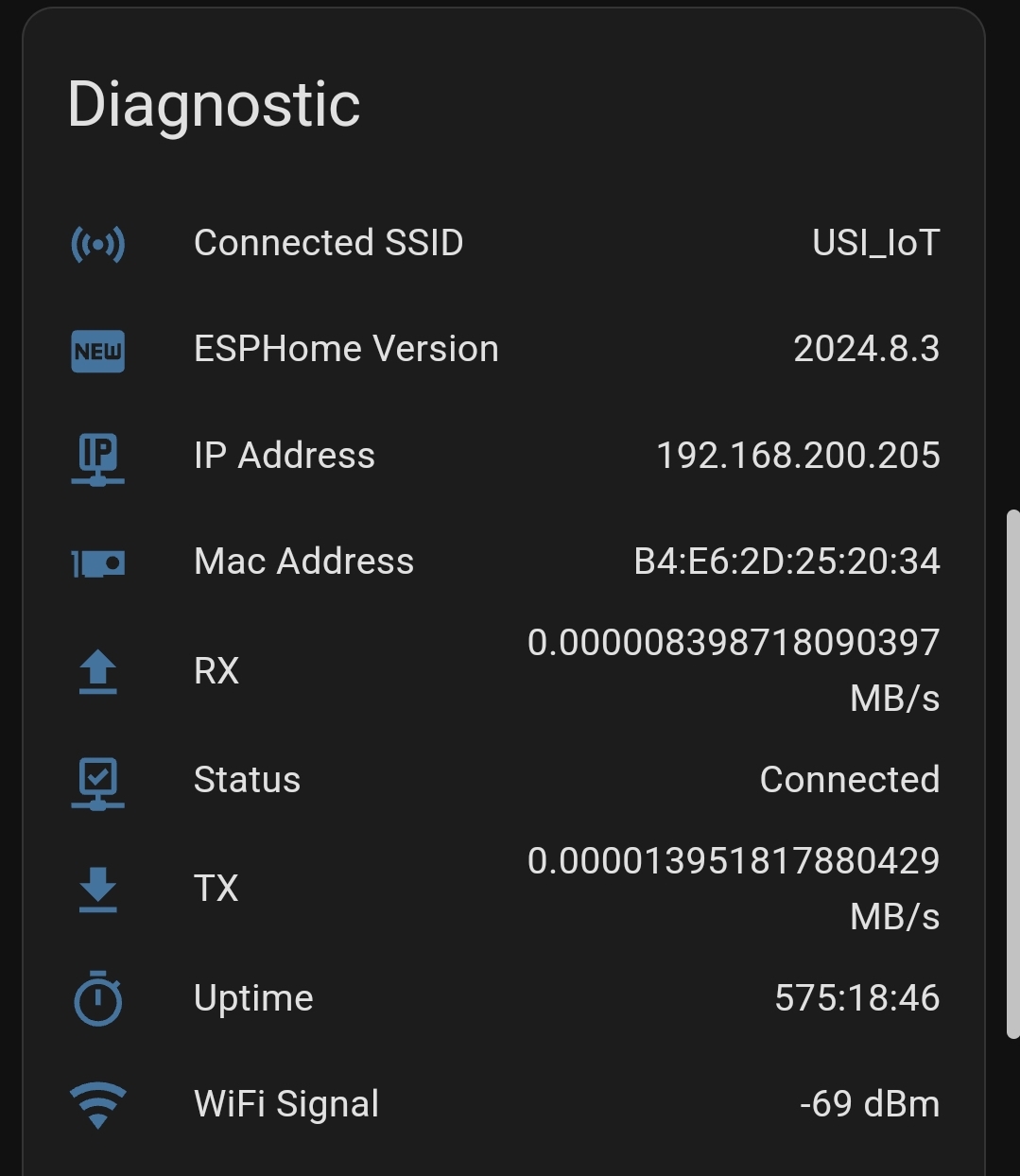 Show esphome node status in HA - Configuration - Home Assistant Community