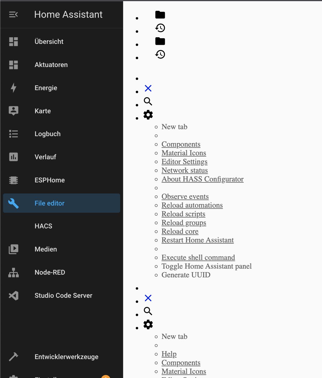 Editor not starting on Chrome/Safari - Home Assistant Community