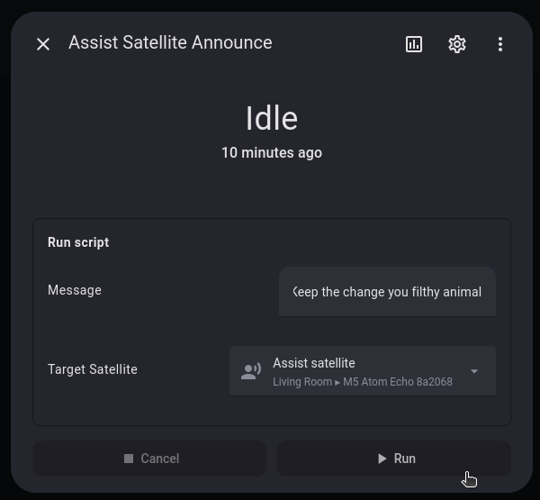 Text input helper for assist_satellite.announce - Voice Assistant - Home Assistant Community