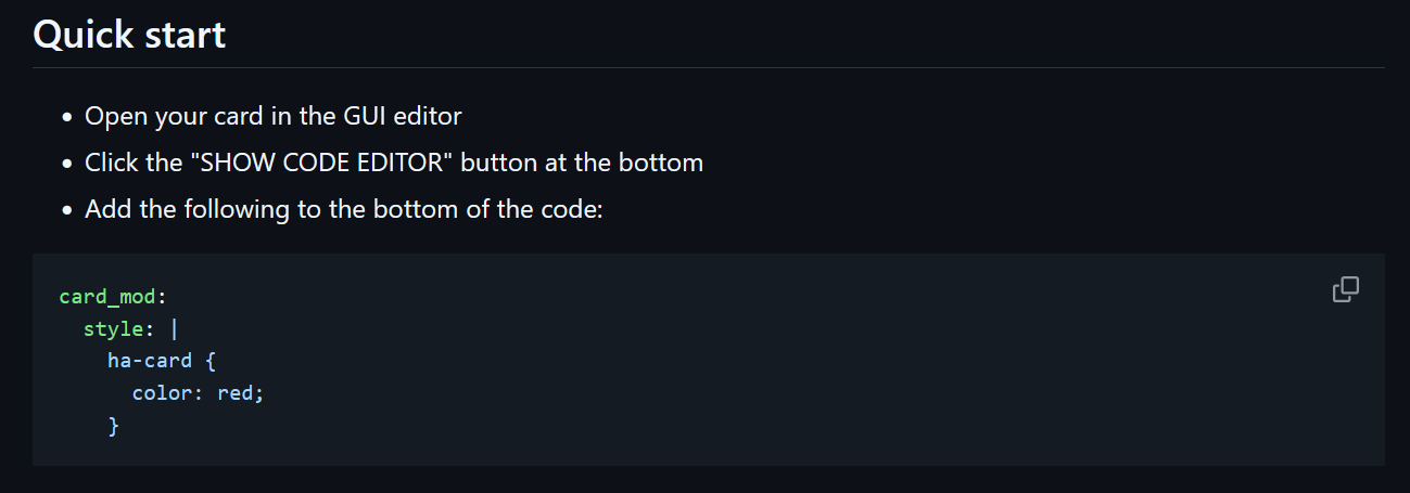 🔹 Card Mod Add Css Styles To Any Lovelace Card Page 415 Dashboards And Frontend Home