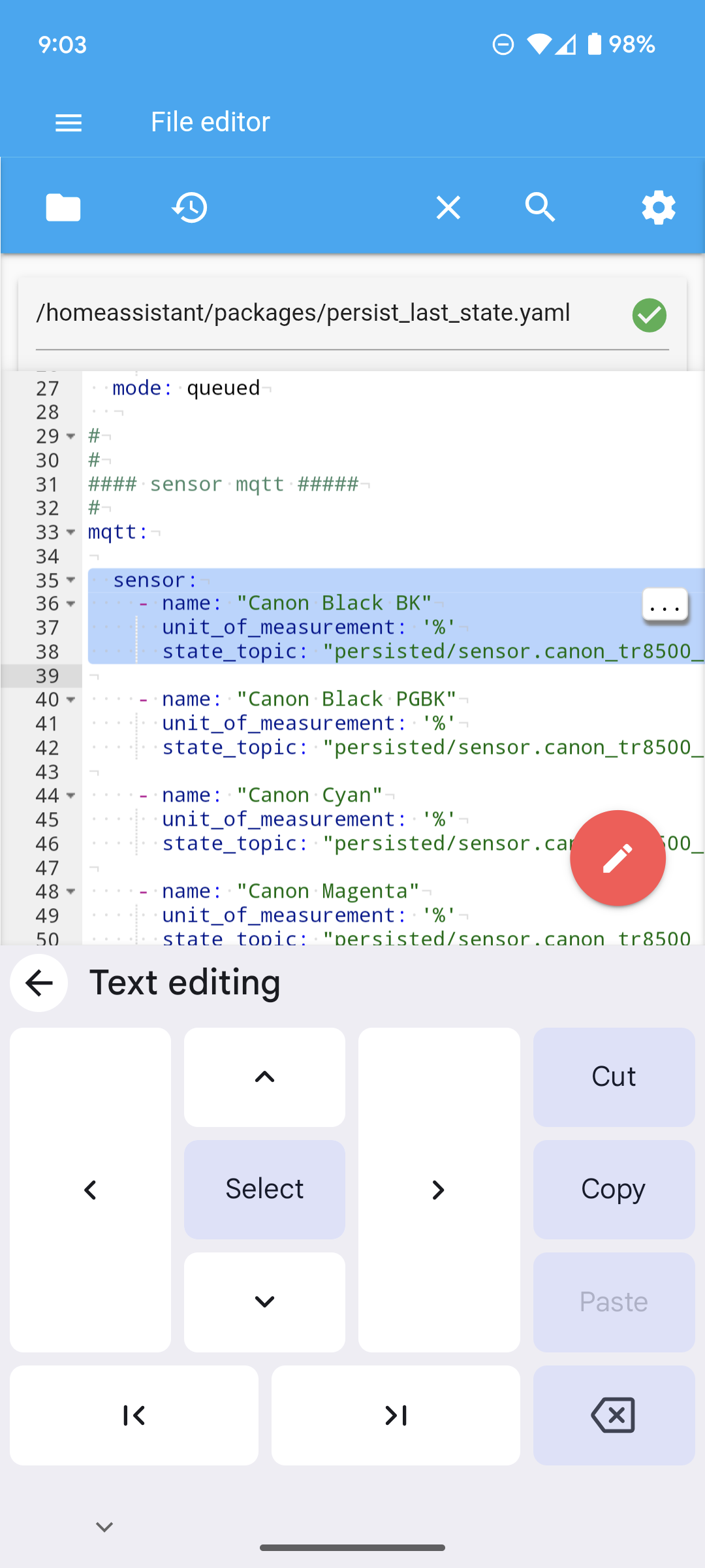 File Editor: Support Native Copy/Paste in Companion App on Mobile Devices - Feature Requests ...