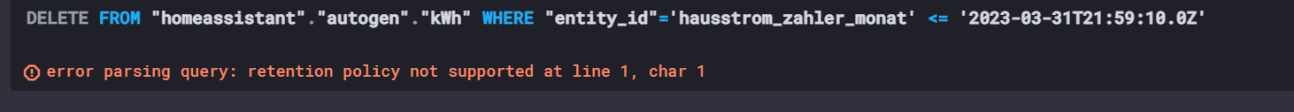 How To Delete Value Range In InfluxDB Grafana Home Assistant Community