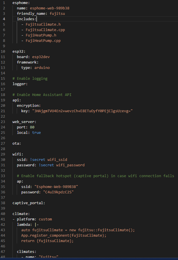 Fujitsu AC (heat pump) integration via ESPHome [ESP32] - Share your ...
